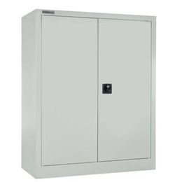 Sch&auml;fer Shop Sch&auml;fer Shop Select Fl&uuml;gelt&uuml;renschrank MS iCONOMY, Stahl, 3 Ordnerh&ouml;hen, B 800 x T 400 x H 1215 mm, lichtgrau RAL 7035