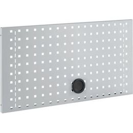 Sch&auml;fer Shop Sch&auml;fer Shop Pure Lochwand f&uuml;r AST31 Tischaufbau, bis 150 kg, B 750 x H 380 mm, Stahl, wei&szlig;aluminium