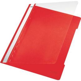 Leitz&reg; Schnellhefter 4191, DIN A4, PVC, 25 St&uuml;ck, rot