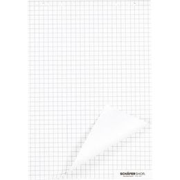 Sch&auml;fer Shop Sch&auml;fer Shop Select Flipchart-Bl&ouml;cke, 80 g/m&sup2;, 20 Blatt, kariert, 5 St&uuml;ck