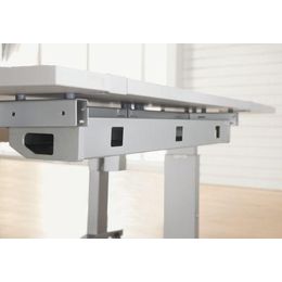 Sch&auml;fer Shop Sch&auml;fer Shop Genius Kabelkanal PLANOVA ERGOSTYLE, 1538 mm, f&uuml;r 2000er Tisch, wei&szlig;alu