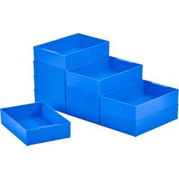 Sch&auml;fer Shop Einsatzkasten EK 504, PS, 10 St&uuml;ck, blau
