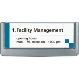 Durable T&uuml;rschild Click Sign, B 149 x H 52,5 mm, 5 St&uuml;ck, graphit