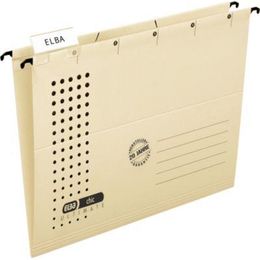 Elba chic&reg; ULTIMATE H&auml;ngemappen, f&uuml;r Formate bis DIN A4, seitlich offen, chamois