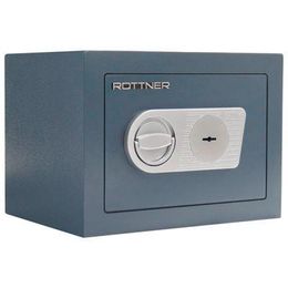 Rottner Wertschutzschrank Samoa 26, Doppelbartschloss, EN 0, 10,47 Liter, Stahl, anthrazit