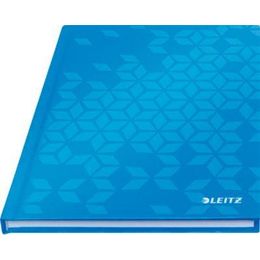 Notizbuch Leitz WOW, DIN A5, 80 linierte Blatt, Hardcover-Einband, FSC&reg;-zertifiziert, blau