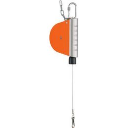 Federzug HAHN+KOLB AUTOSTAT Typ 7200, Traglast 0,3 bis 1,5 kg, Seilauszugsl&auml;nge bis 1600 mm, R&uuml;ckholer, Absturzsicherung, Spezialkunststoff, orange