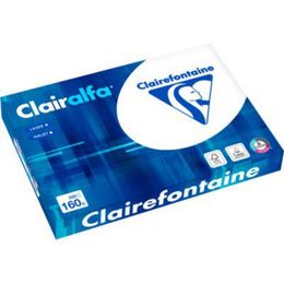 Kopierpapier Clairefontaine Clairalfa, DIN A3, 160 g/m&sup2;, hochwei&szlig;, 250 Blatt