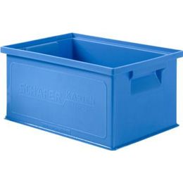 Sch&auml;fer Shop Stapelkasten Serie 14/6-3, Polypropylen, Inhalt7 l, blau
