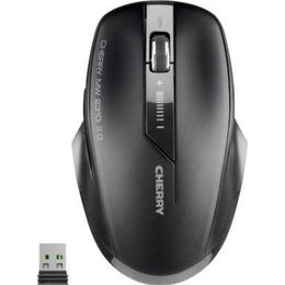 Wireless-Computermaus Cherry MW 2310 2.0, f. Rechts- & Linksh&auml;nder, ergonomisch, RW 10 m, schwarz