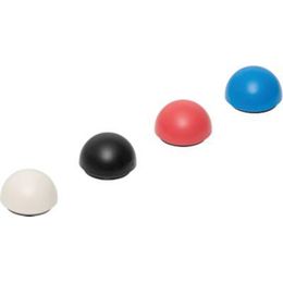 Maul Magnet Maulpro Recycling, Halbkugel, Haftkraft bis 0,6 kg, &Oslash; 30 x H 20 mm, 85 % Recycling-Kunststoff lackiert, farbsortiert, 10 St&uuml;ck