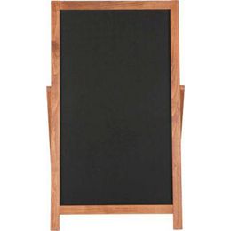 Updated Update Display Kreidetafel Aufsteller FLOOR, klappbare R&uuml;ckenst&uuml;tze, beschriftbar, MDF, Buche, B 440 x H 770 mm