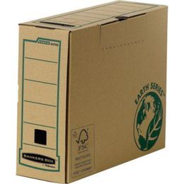 Archivschachtel Bankers Box&reg; Earth, DIN A4, R&uuml;ckenbreite 100 mm, 100 % Recycling-Karton, 20 St&uuml;ck