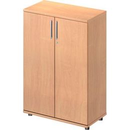 Sch&auml;fer Shop Sch&auml;fer Shop Pure Fl&uuml;gelt&uuml;renschrank Proplana, 3 Ordnerh&ouml;hen, Breite 800 mm, abschlie&szlig;bar, Buche-Dekor