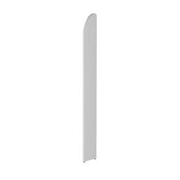 B&uuml;roregal Dante&reg;, Abschlusswange, f&uuml;r Regale ohne R&uuml;ckwand, H 2250 mm, wei&szlig;
