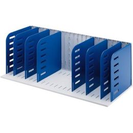 Styro&reg; Sortierstation Styrorac, 8 Trennw&auml;nde, flexible Aufteilung, blau