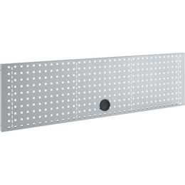 Sch&auml;fer Shop Sch&auml;fer Shop Pure Lochwand f&uuml;r AST31 Tischaufbau, bis 150 kg, B 1500 x H 380 mm, Stahl, wei&szlig;aluminium