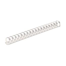 Fellowes Plastik-Binder&uuml;cken, Format 14 mm, 100 St&uuml;ck, f. Plastikbindemaschinen, weiss, 100 St&uuml;ck