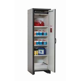Sicherheitsschrank Typ 30 ASECOS Q-CLASSIC-30, Fl&uuml;gelt&uuml;r, Anschlag rechts, Front Enzianblau, B 564 x T 620 x H 1947 mm