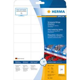 Herma Folien-Etiketten Nr. 4695 auf DIN A4-Bl&auml;ttern, 600 Etiketten, 25 Bogen