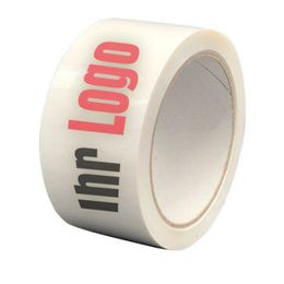 PVC-Klebeband, 1-farbiger Druck, wei&szlig;, 288 Rollen