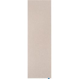 Legamaster Akustik-Pinboard Wall Up, Absorptionsklasse B, St&auml;rke 20 mm, Textil & Recycling-PET, beige, B 595 x H 2000 mm