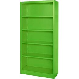 Sch&auml;fer Shop Sch&auml;fer Shop Select Stahlregal MS iCOLOUR, 5 Ordnerh&ouml;hen, B 950 x T 400 x H 1935 mm, apfelgr&uuml;n RAL 6018