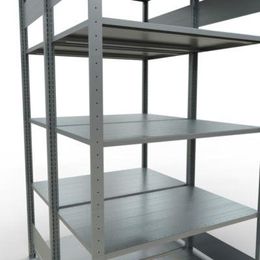 SCHULTE LAGERTECHNIK - Stecks.Doppelgrundregal Typ 150 - 2000x1000x2x600 mm verz.2x5 B&ouml;den