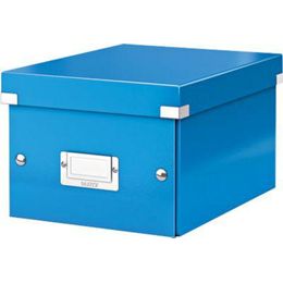 Leitz&reg; Ablage- und Transportbox Serie Click + Store, klein, f&uuml;r DIN A5, blau