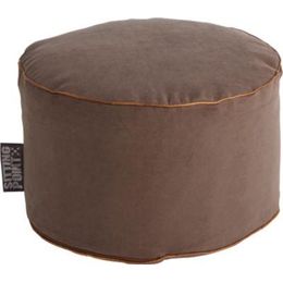 Hocker JAMIE DotCom, Canvasoptik, &Oslash; 500 x H 300 mm, braun