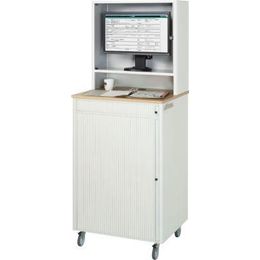 Rau Computer-Station adlatus Typ 2015, B 720 x T 660 x H 1810 mm, fahrbar