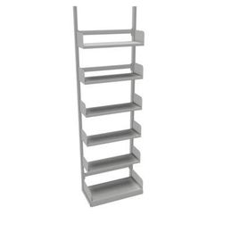 Kerkmann Variabo Freiarmregal, Grundfeld, einseitig, 250 mm Fachbodentiefe, 750 x 2500 mm