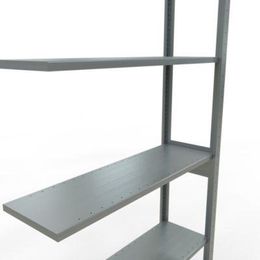 SCHULTE LAGERTECHNIK - Stecks.Anbaur.mit L&auml;ngenriegel - 2500x1000x300 mm, Typ 150 kg