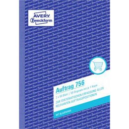 Avery Zweckform AVERY&reg; Zweckform Auftrag, 1 Blatt Nr. 756