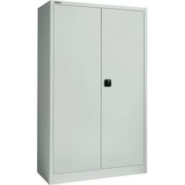 Sch&auml;fer Shop Sch&auml;fer Shop Select Materialschrank MSI 2512, 5 Ordnerh&ouml;hen, 4 Zwischenb&ouml;den, Zylinderschloss, B 1200 x T 500 x H 1935 mm, lichtgrau