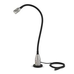 BAUER & BÖCKER LED-Arbeitsleuchte Bauer & Böcker Punktstrahler, 2,5 W, 200 lm, 5500 K, neigbar, dimmbar, Magnetfuß, IP65, L 600 mm, Aluminium, grau-schwarz