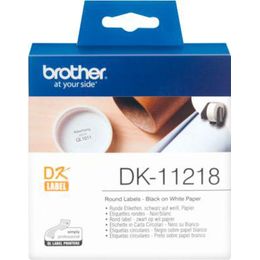 Brother Runde Etiketten DK-11218, &oslash; 24mm, 1000 St&uuml;ck