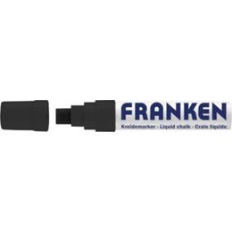 Franken Kreidemarker Jumbo ZKM1510, Keilspitze, Strichst&auml;rke 5-15 mm, Tinte auf Wasserbasis, schwarz