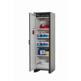 Sicherheitsschrank Typ 30 ASECOS Q-CLASSIC-30, Fl&uuml;gelt&uuml;r, Anschlag links, Front Enzianblau, B 564 x T 620 x H 1947 mm