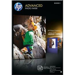 Fotopapier HP Advanced, hochgl&auml;nzend, 10 x 15 cm, 100 Blatt