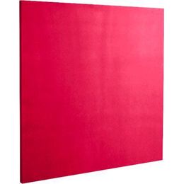 Wandabsorber Quadrat, B 500 x H 500 mm, Polyestervlies in Filzoptik, himbeerrot