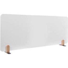 Legamaster Whiteboard-Tischtrennwand Elements, Stahl emailliert, inkl. 2 Fu&szlig;halterungen, B 1600 x H 600 x T 11 mm