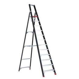 Altrex Stufenstehleiter Professional Topline, einseitig, Aluminium, 12 Stufen, schwarz