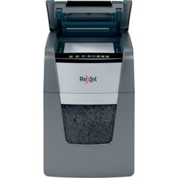 Rexel Optimum AutoFeed+ 100M Aktenvernichter P5, Vollautomatik, Mikroschnitt 2 x 15 mm, 34 l, 100 Blatt Schnittleistung, schwarz