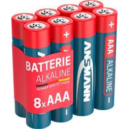 Ansmann Alkaline-Batterien Micro AAA, 8 St&uuml;ck