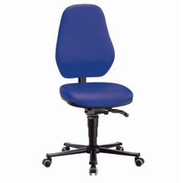 bimos Labordrehstuhl LEANOS 9138, Kunstleder, Stamskin Top blau