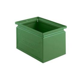 Sch&auml;fer Shop Sch&auml;fer Shop Select Stapelbox, 3,6 l, 8 kg, L 200 x B 140 x H 130 mm, Stahl, RAL 6011 (resadagr&uuml;n)