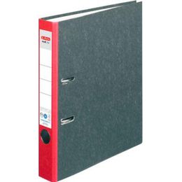 Ordner Herlitz maX.file nature, DIN A4, R&uuml;ckenschild geklebt, Hartpappe, R&uuml;ckenbreite 50, rot, 1 St&uuml;ck