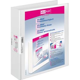 Veloflex Pr&auml;sentationsordner VELODUR, A4, R&uuml;ckenbreite 60 mm, Ringdurchmesser 40 mm, Karton PP