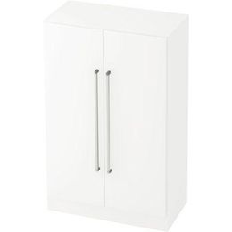 Aktenschrank TARVIS, mit Griff ohne Schloss, 3 Ordnerh&ouml;hen, B 800 x T 420 x H 1270 mm, wei&szlig;